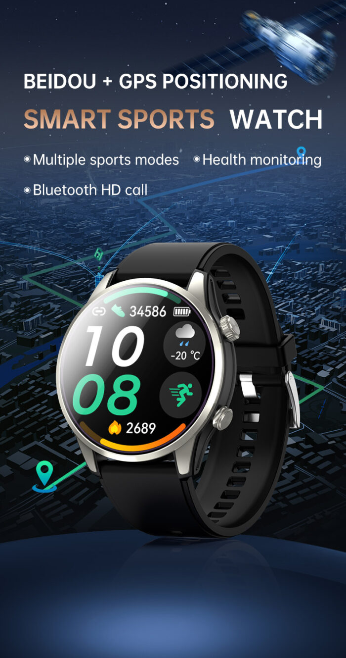 GPS Positioning G1000 Smart Watch - KPHRTEK Dog Training